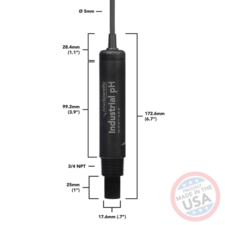 Industrial pH Probe – with Temp | Atlas Scientific