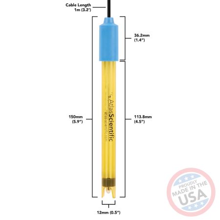 Lab Grade Gold ORP Probe | Atlas Scientific